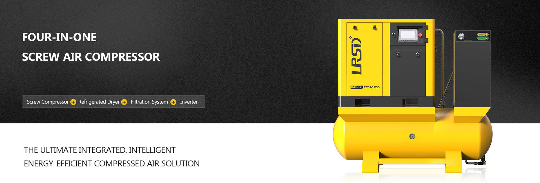 TF Series 4 in 1 screw air compressor — lrsdcompressor